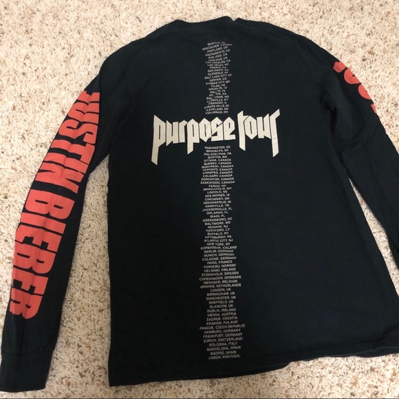 Justin Bieber | Tops | 26 Justin Bieber Purpose Tour Merchandise | Poshmark